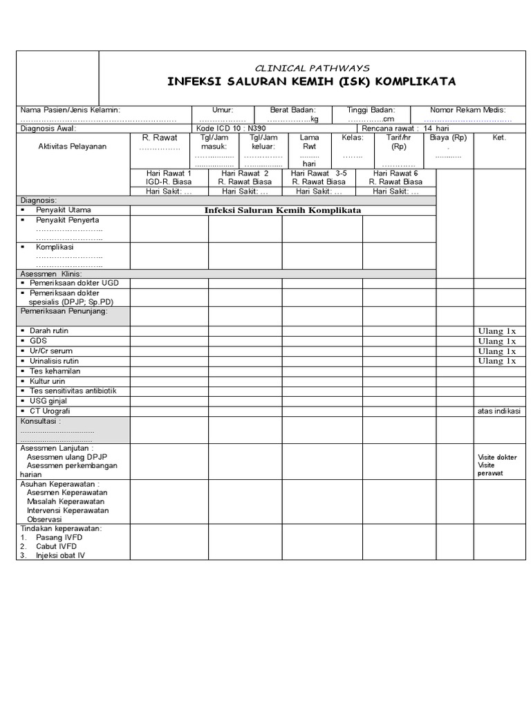 Clinical Pathway ISK PAPDI | PDF