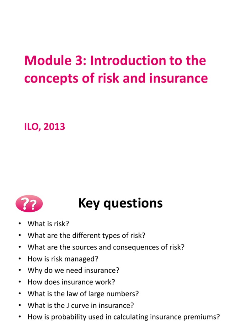 Module3 Risk and Insurance | PDF | Risk | Adverse Selection