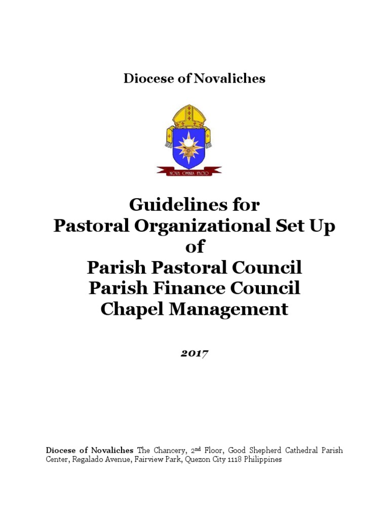 2017 PPC Guidelines - Cover Page To Imprimatur | PDF