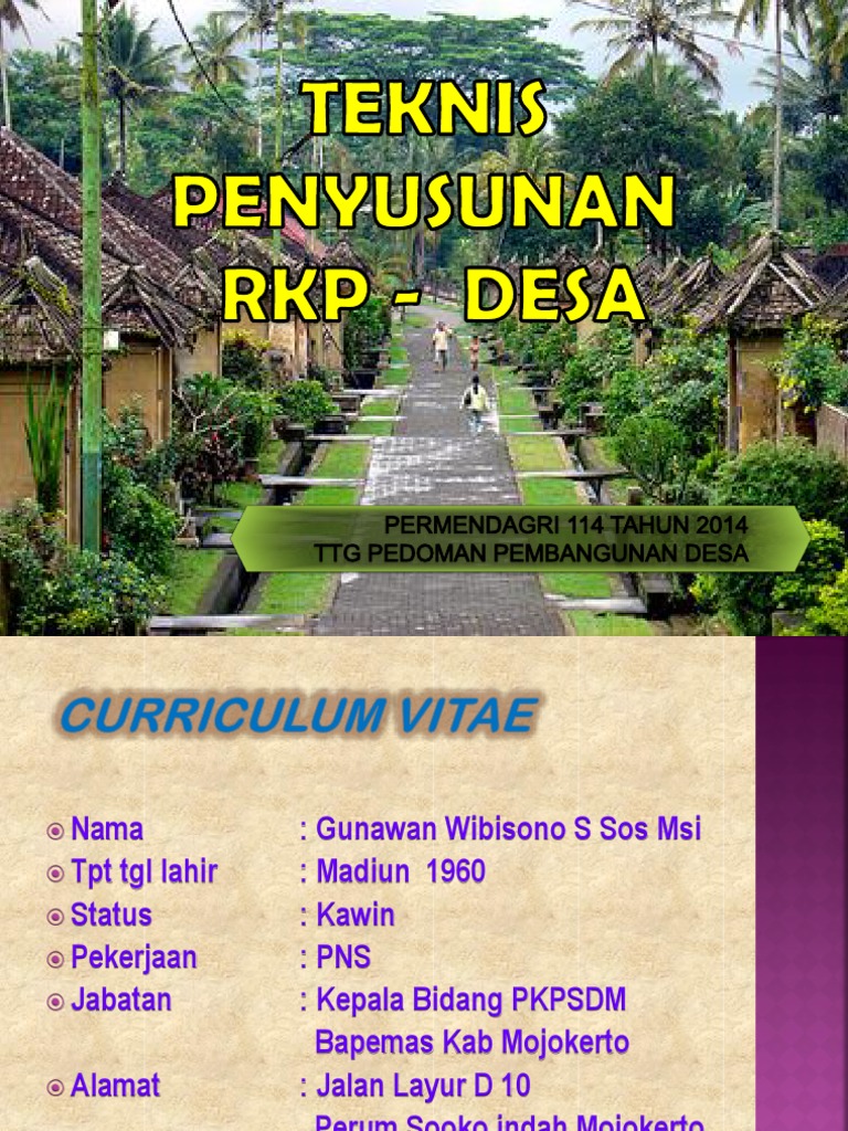 Power Point RKP Desa | PDF