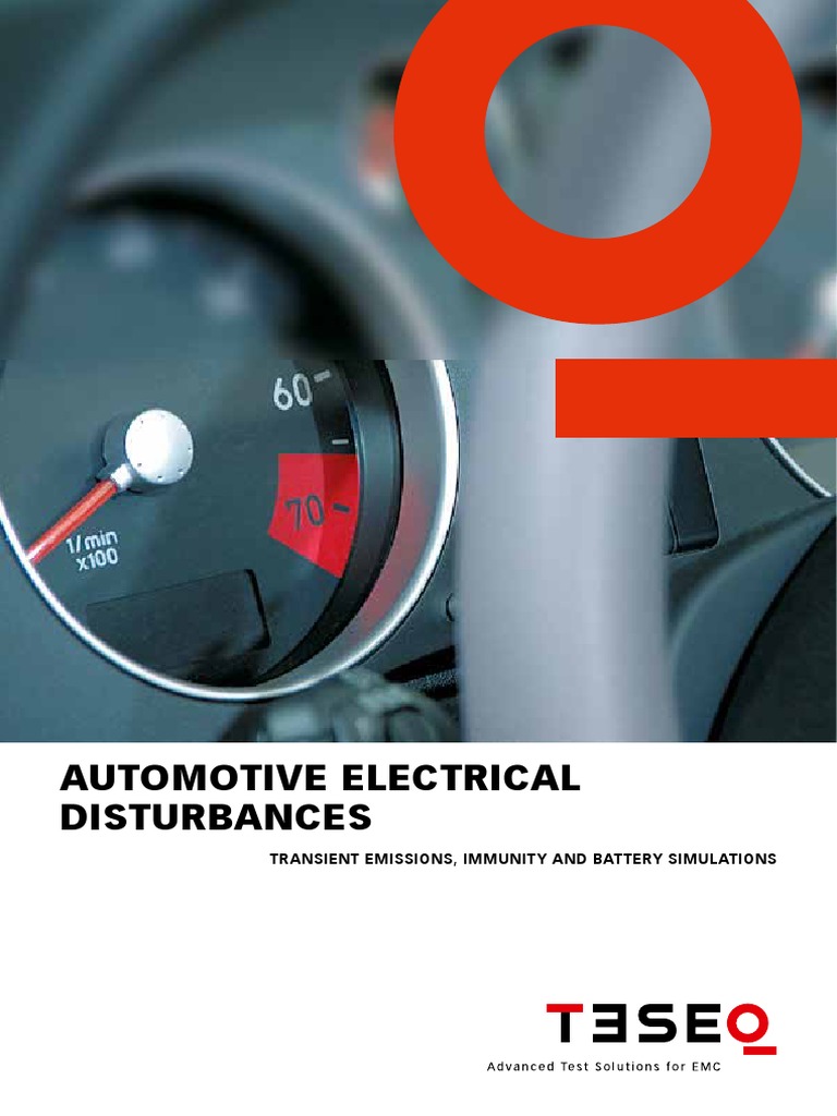 Automotive Electrical Disturbances | PDF | Electromagnetic ...