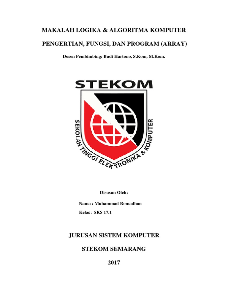 Makalah Array | PDF