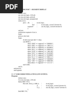VHDL Cheat Sheet | PDF | Areas Of Computer Science | Software Engineering