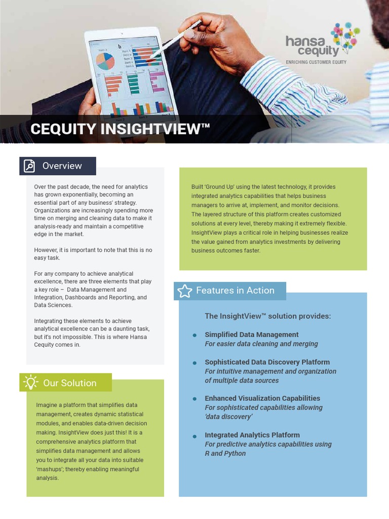 Insightview ProductDatasheet | PDF | Analytics | Business Intelligence