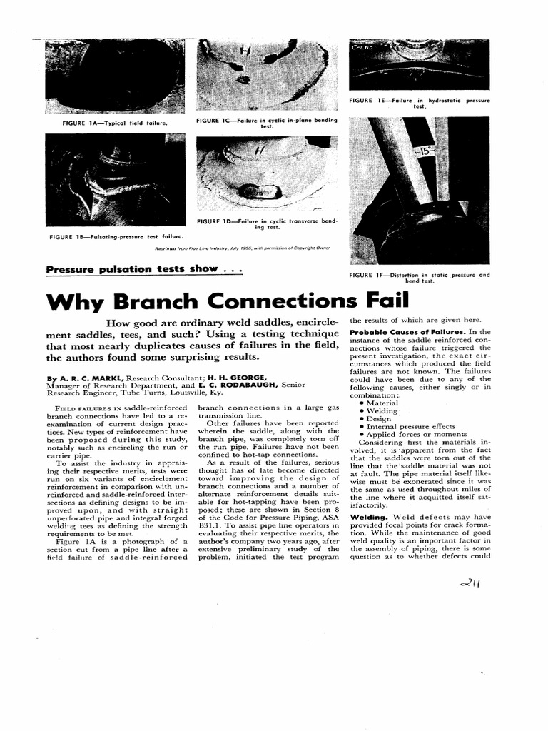 Why Branch Connections Fail | PDF