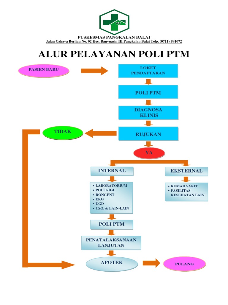 Alur Pelayanan Poli PTM | PDF