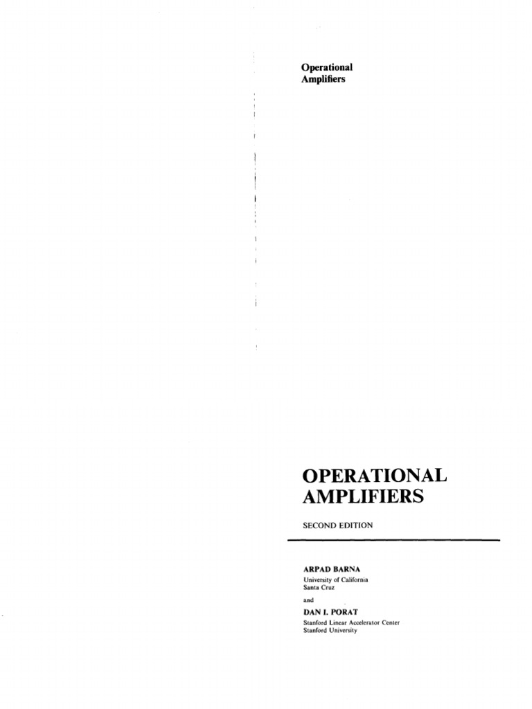 Operational Amplifiers | PDF | Amplifier | Operational Amplifier