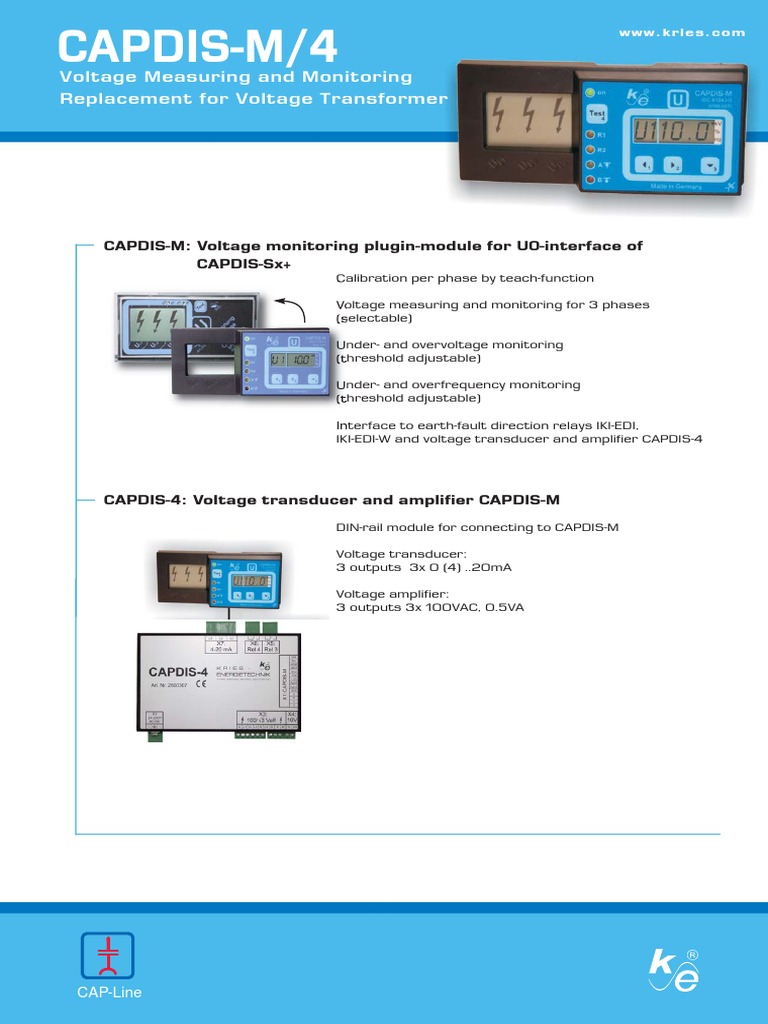 CAPDIS M4 V8 e | PDF | Power Supply | Electrical Engineering
