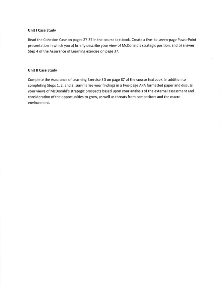 Case Study 1 and 2sheets PDF | PDF