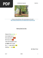 Grade 2 Rhymes in Poems Worksheet | PDF