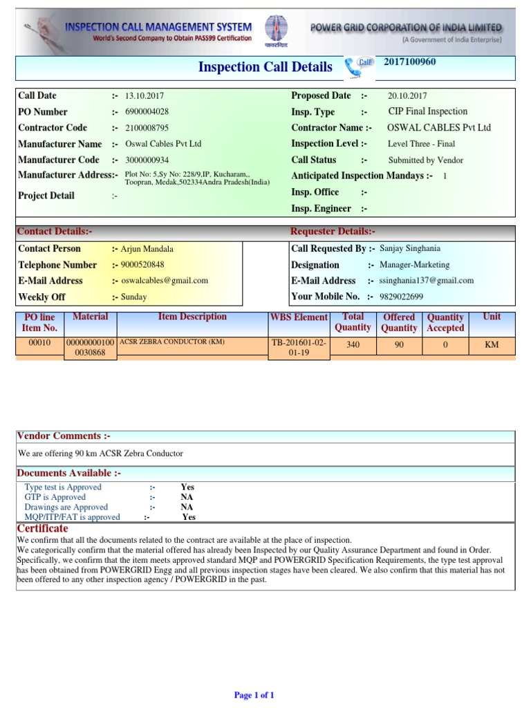 ICMS Form | PDF | Specification (Technical Standard) | Business