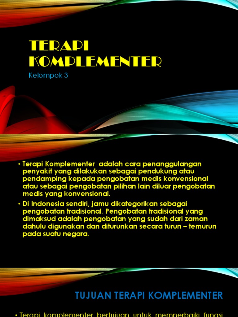 Terapi Komplementer | PDF