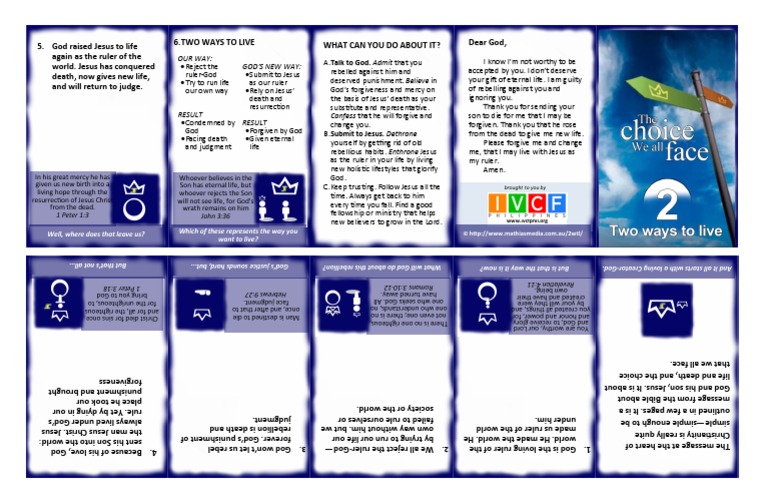 Two Ways To Live | PDF | God In Christianity | Last Judgment