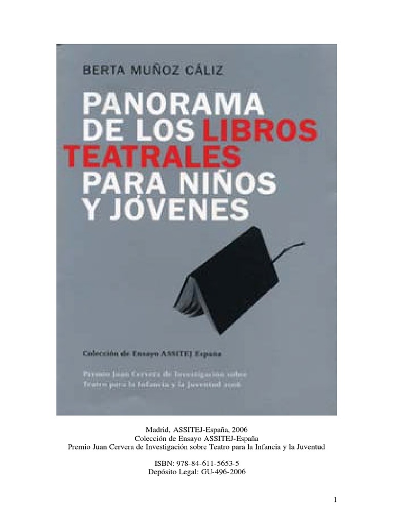 Panorama de Los Libros Teatrales para Ninos y Jovenes | PDF | Teatro ...