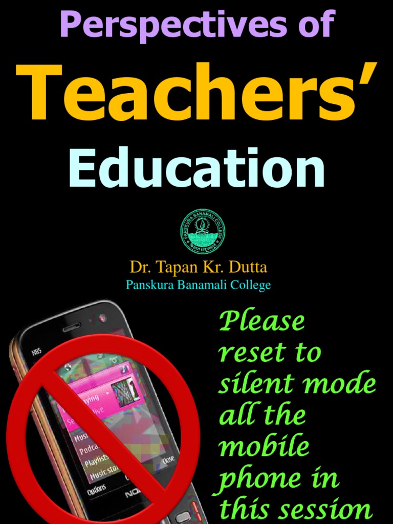 Perspectives of Teachers Education-2 | PDF | Teacher Education | Teachers