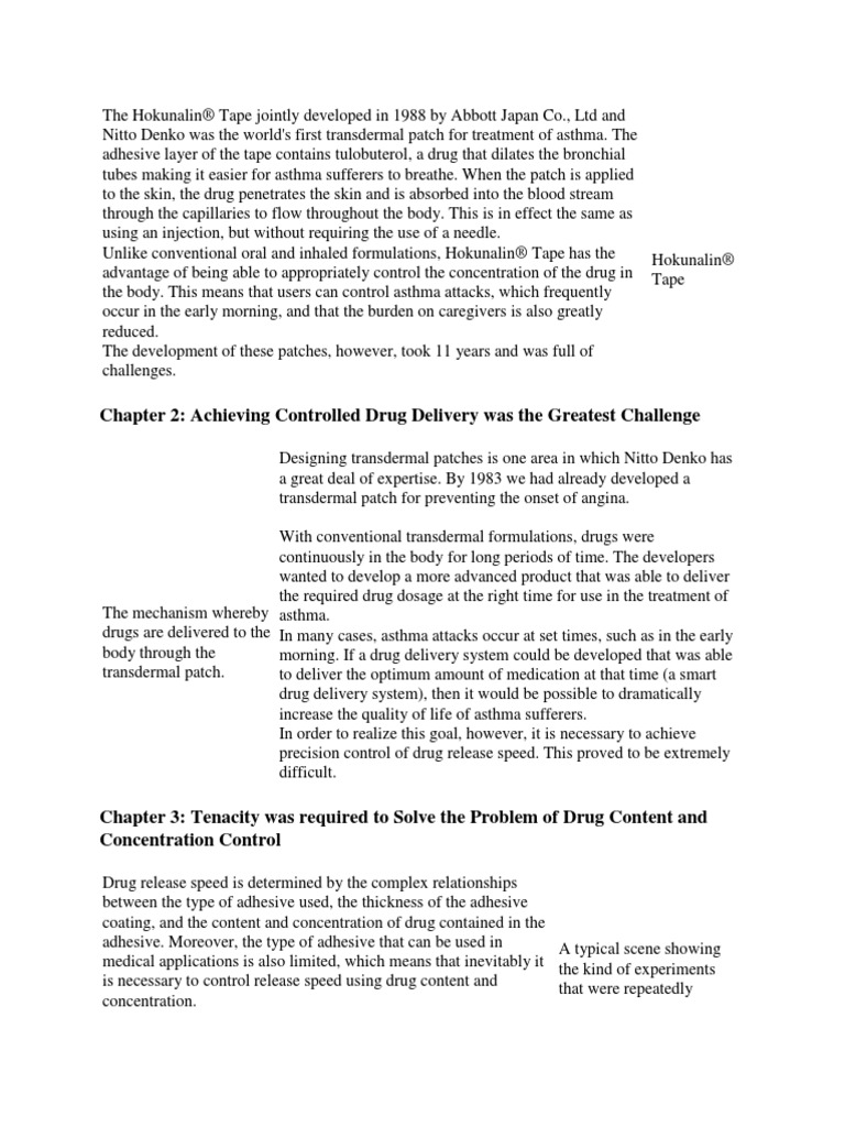 The Hokunalin | PDF | Adhesive | Asthma