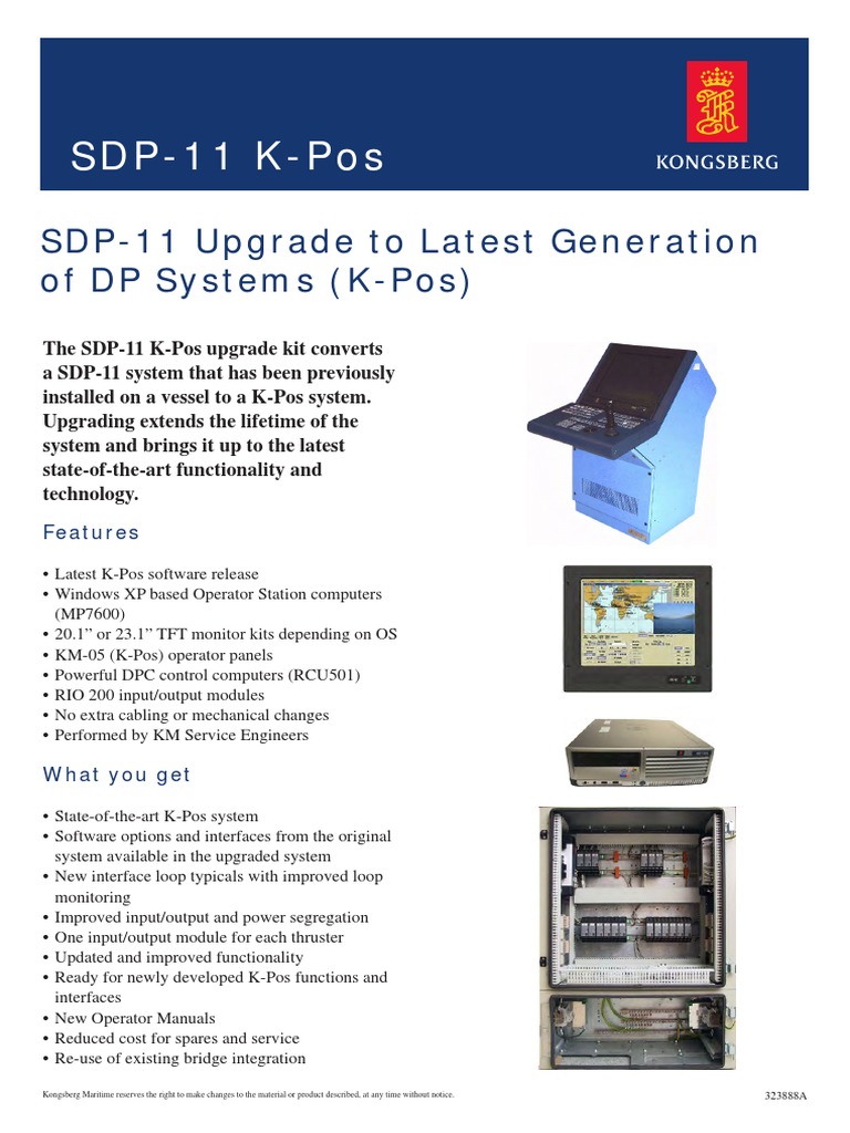 SDP-11 Upgrade to Latest Generation of DP System K-pos | Computer ...