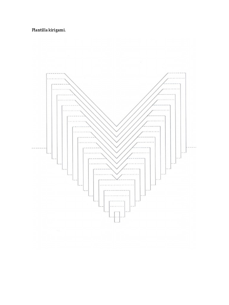 Plantilla Kirigami | PDF
