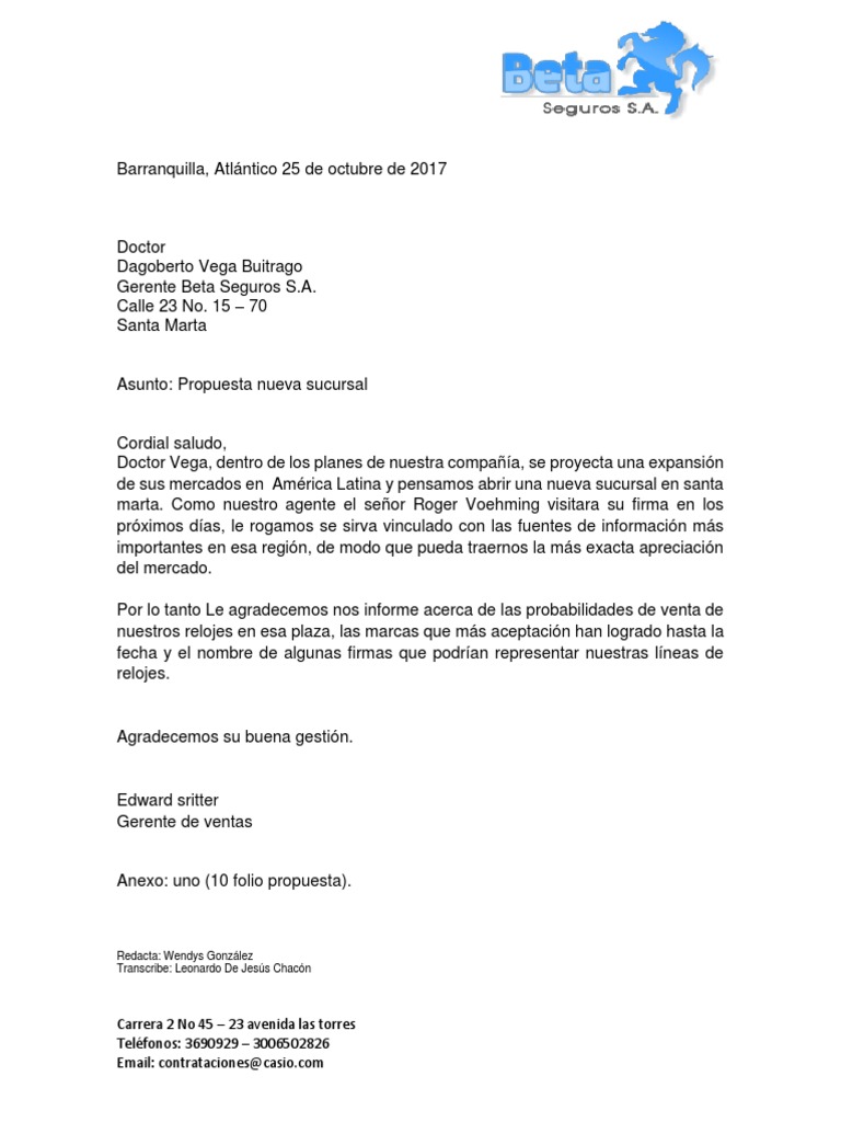 Carta Estilo Bloque Extremo | PDF