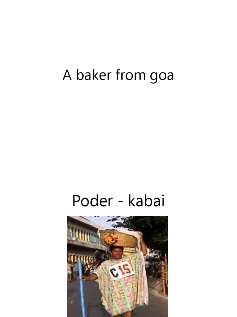 A Baker From Goa | PDF