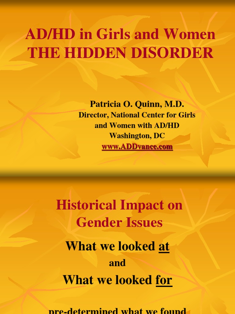 Adhd in Women The Hidden Disorder | Download Free PDF | Bulimia Nervosa ...