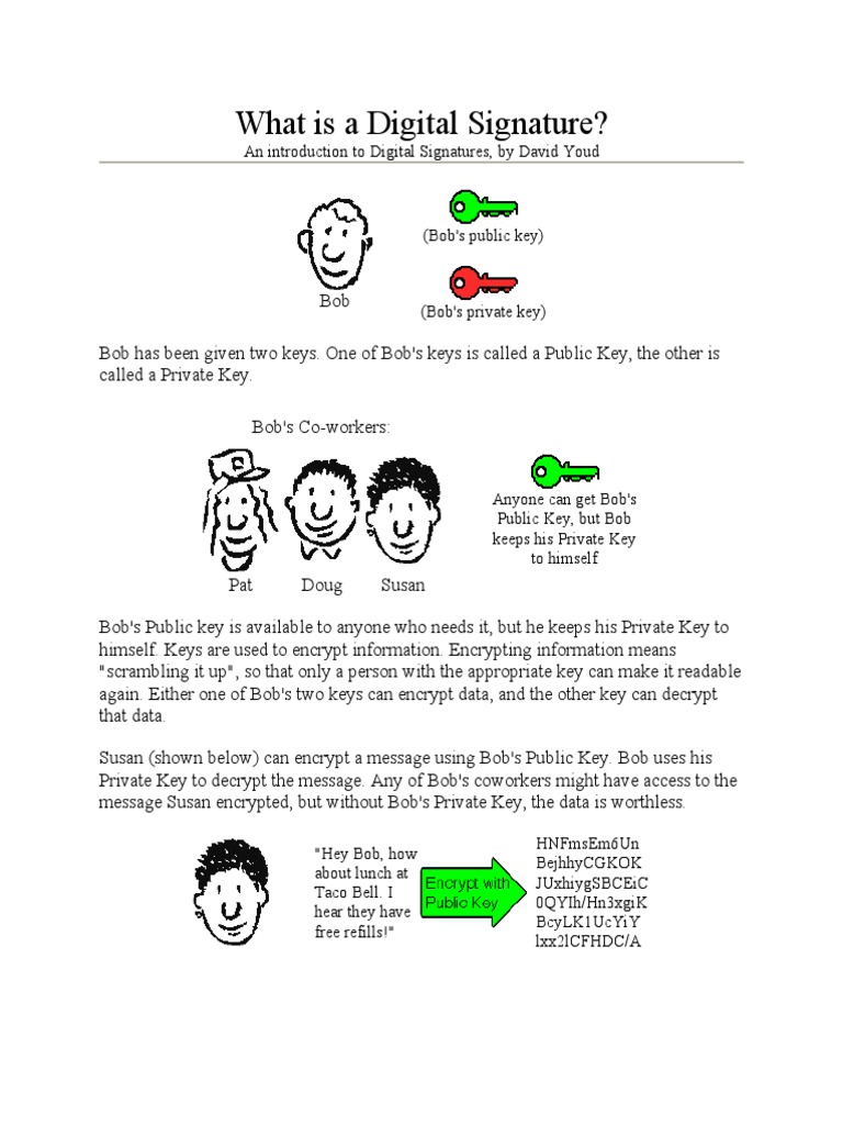 Understanding Digital Signatures Explained | PDF | Public Key ...