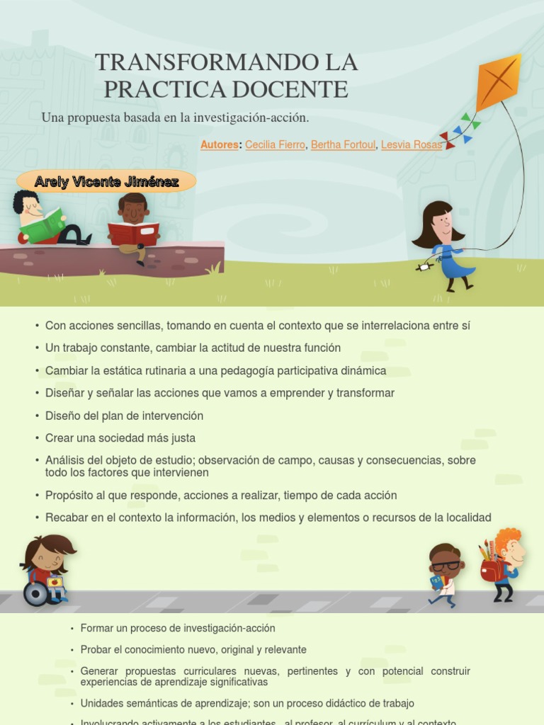 Transformando La Practica Docente | PDF | Investigación para la Acción | Maestros