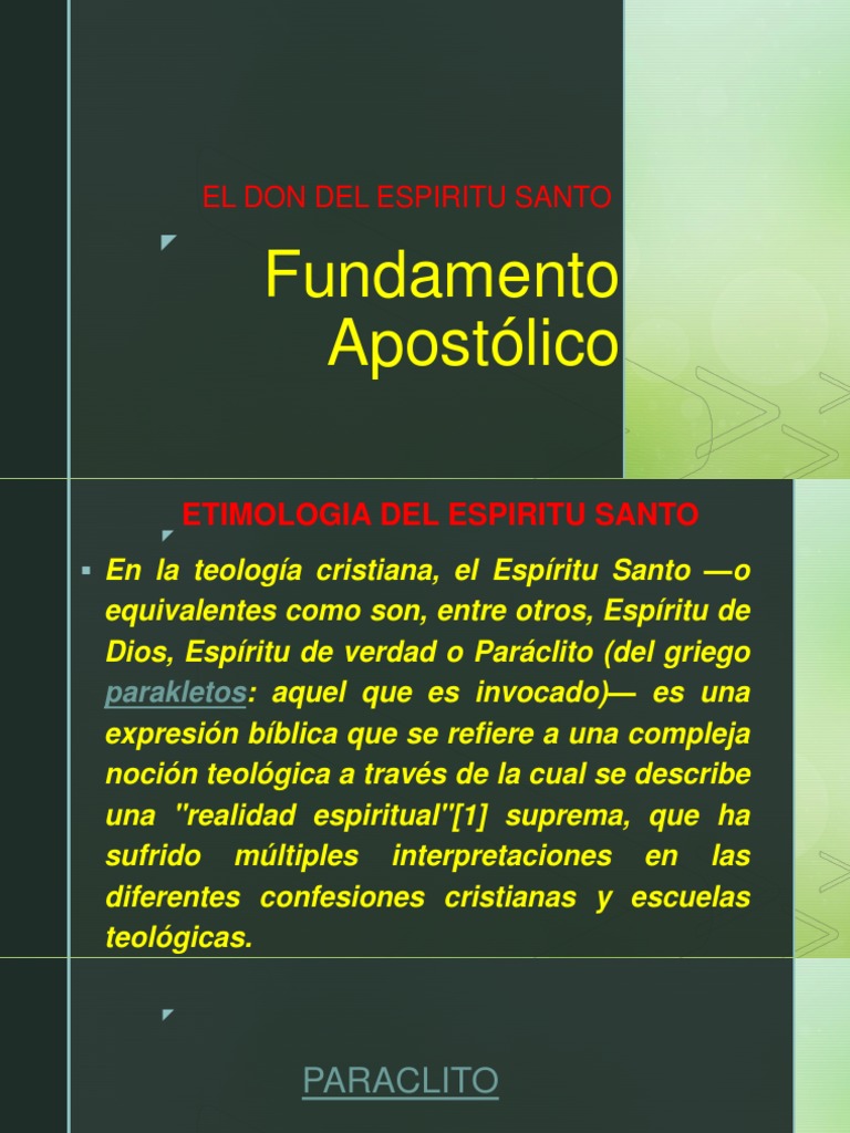 La Importancia Del Espiritu Santo | PDF | espíritu Santo | San Pedro