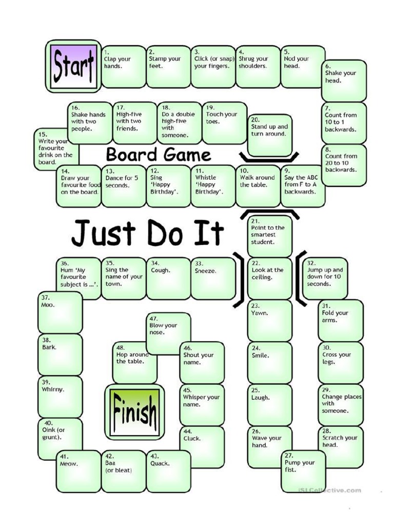 Imperative Board Game Just Do It | PDF