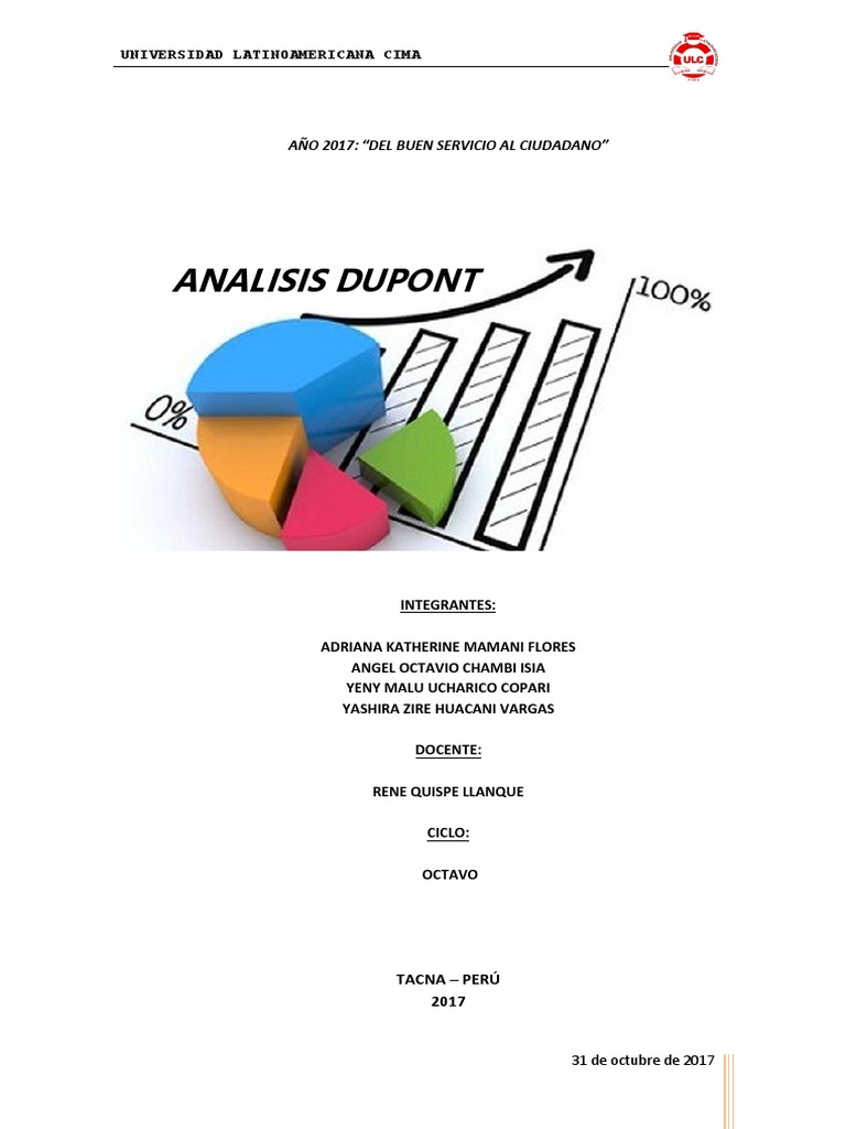 Analisis Dupont | PDF | Rentabilidad sobre recursos propios | Apalancamiento (Finanzas)