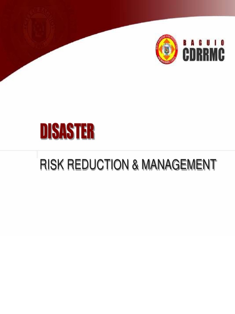 Disaster Risk Reduction and Management | PDF | Hazards | Emergency ...