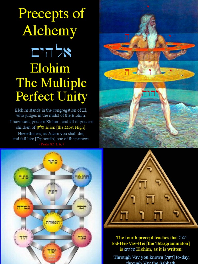 Precepts of Alchemy 04 Elohim Pdf1 | Genesis Creation Narrative | Adam
