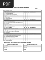 Checklist Epp | PDF