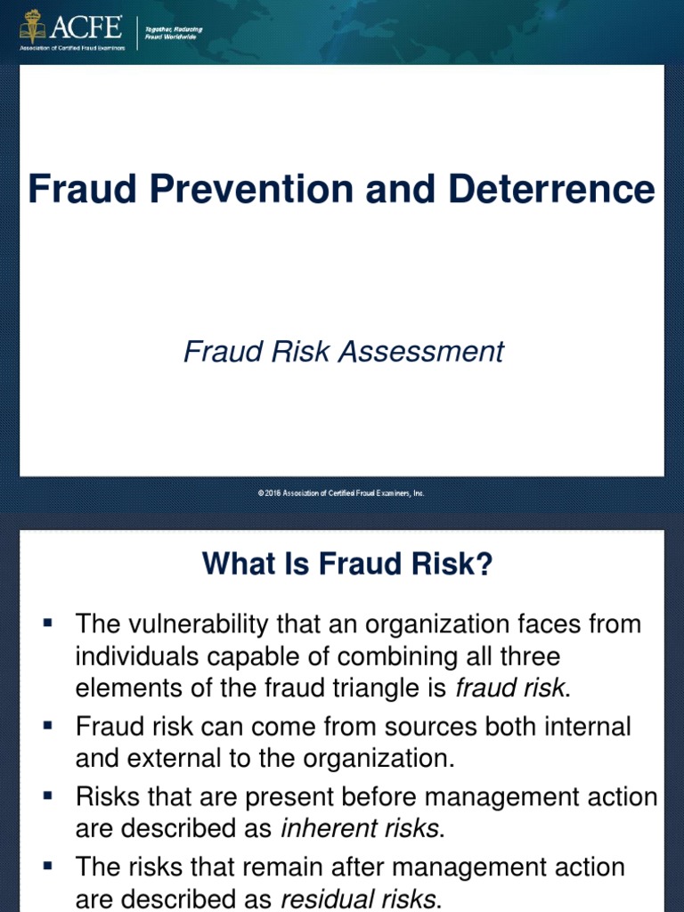 Fraud Risk Assessment Strategies | PDF | Internal Control | Audit