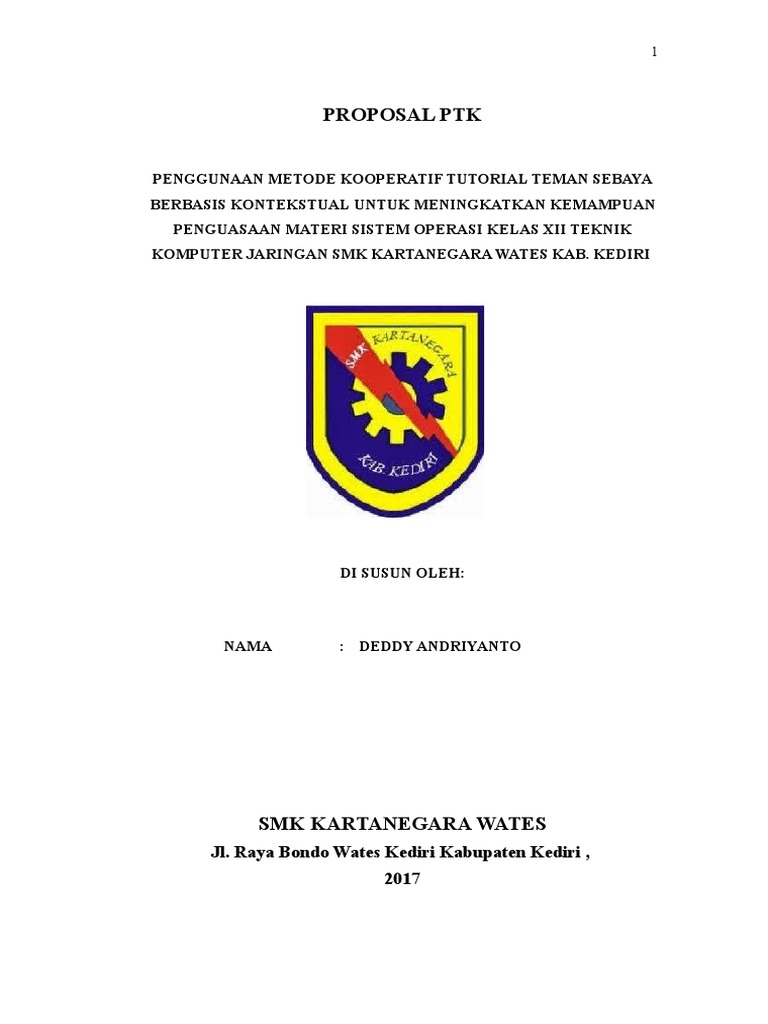 Proposal PTK TKJ Dedi | PDF