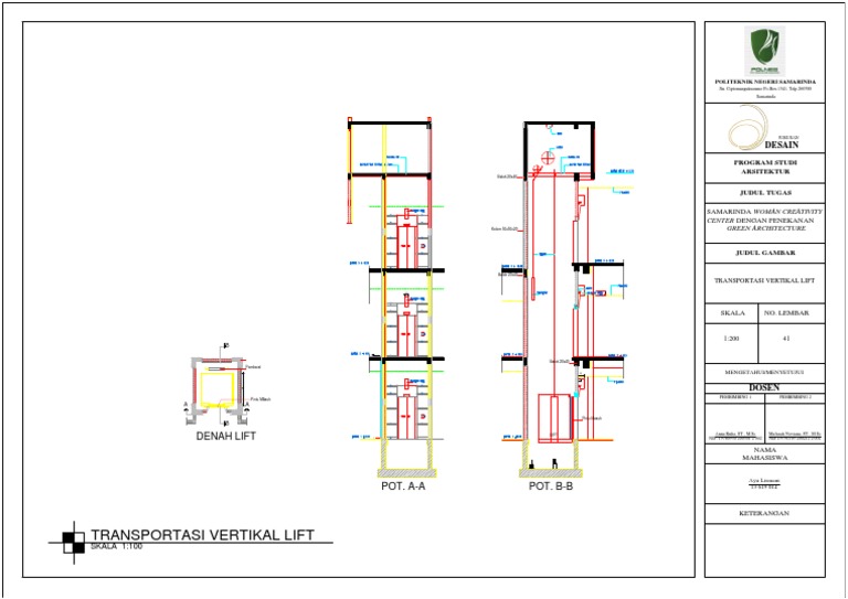 Transportasi Vertikal Lift | PDF