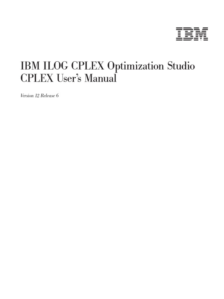Cplex Users Manual PDF | PDF | Thread (Computing) | Parallel Computing