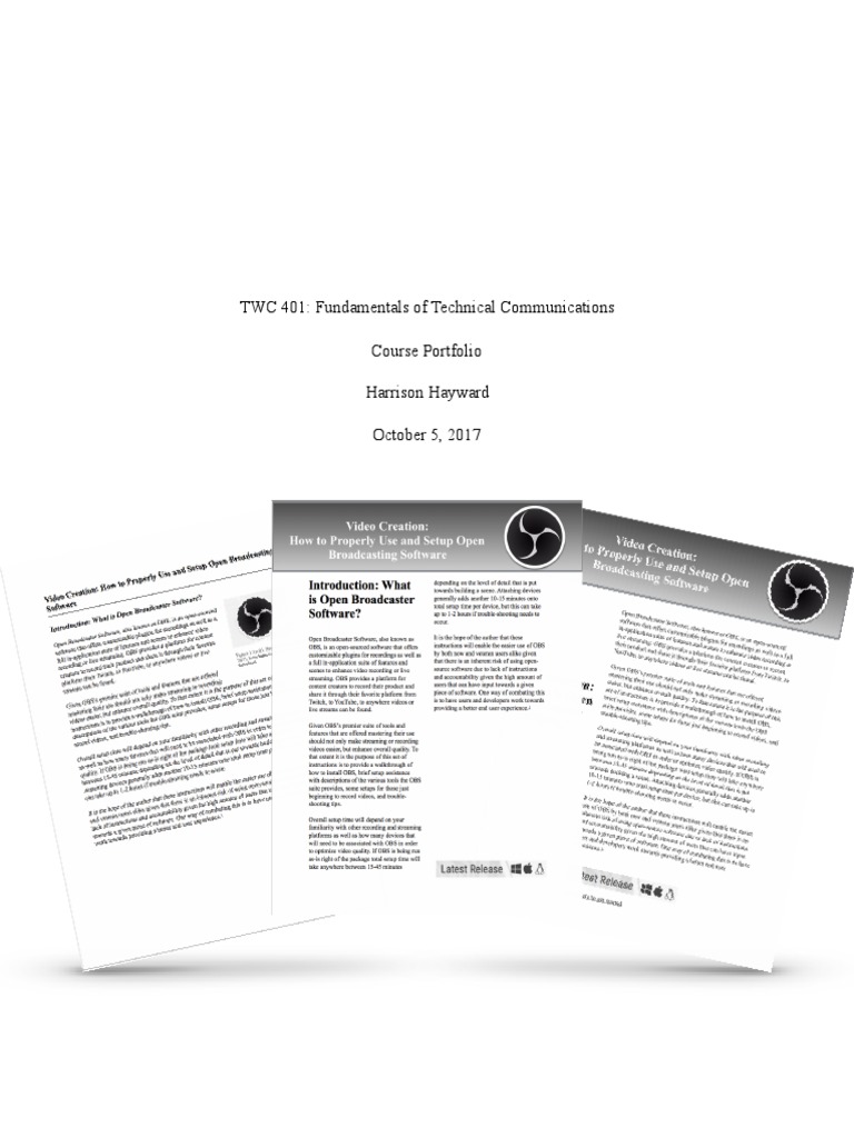 Portfolio and Final Iteration | PDF | Page Layout | Streaming Media