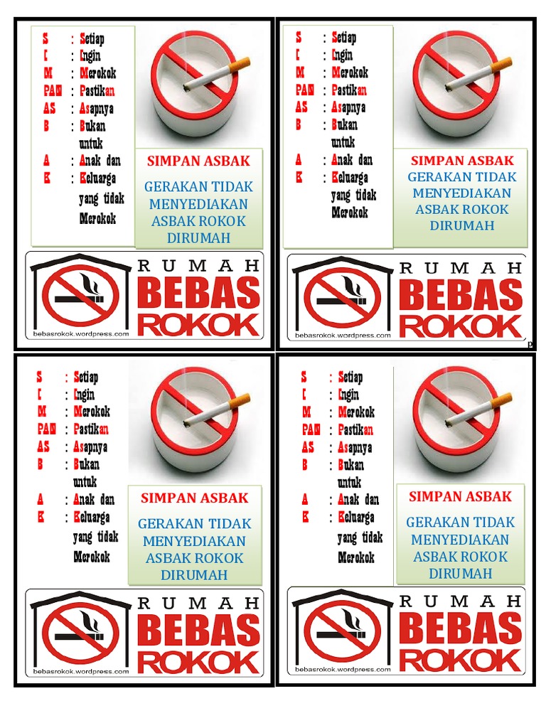 Stiker Inovasi Simpan Asbak | PDF