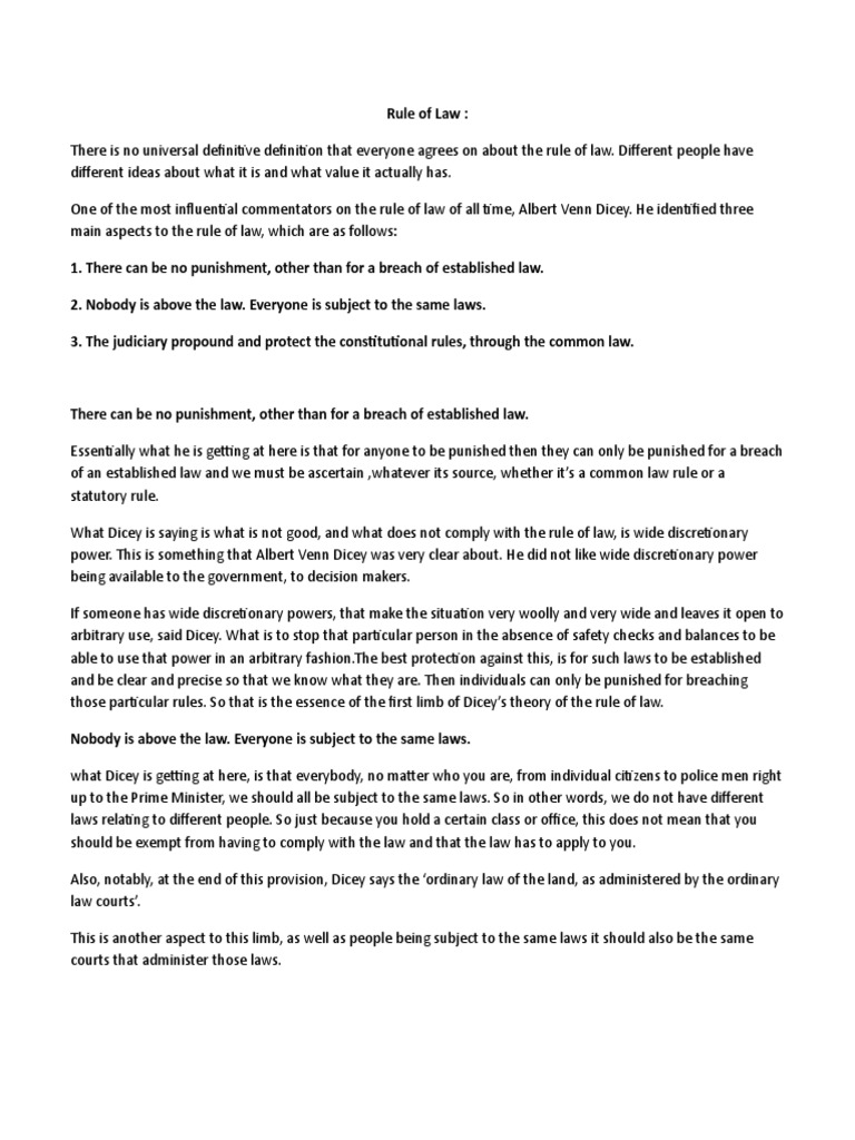 Rule of Law | PDF | Rule Of Law | Natural And Legal Rights