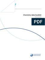 IB Chemistry Data Booklet 2025 | PDF | Chemical Elements | Materials