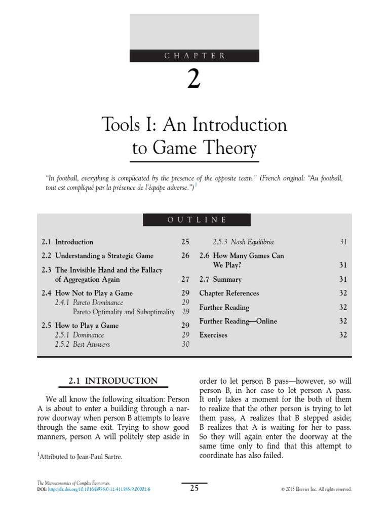 An Introduction Game Theory | PDF | Game Theory | Utility