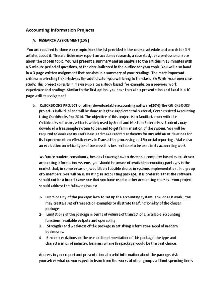 BA 10 AIS GRP Projects On Acctg Software | Download Free PDF | Quick ...