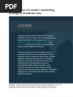 LAZADA SWOT Analysis | PDF