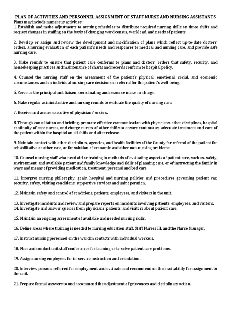 Head Nursing | PDF | Nursing | Patient