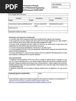 WSU Assignment Cover Sheet Template | PDF