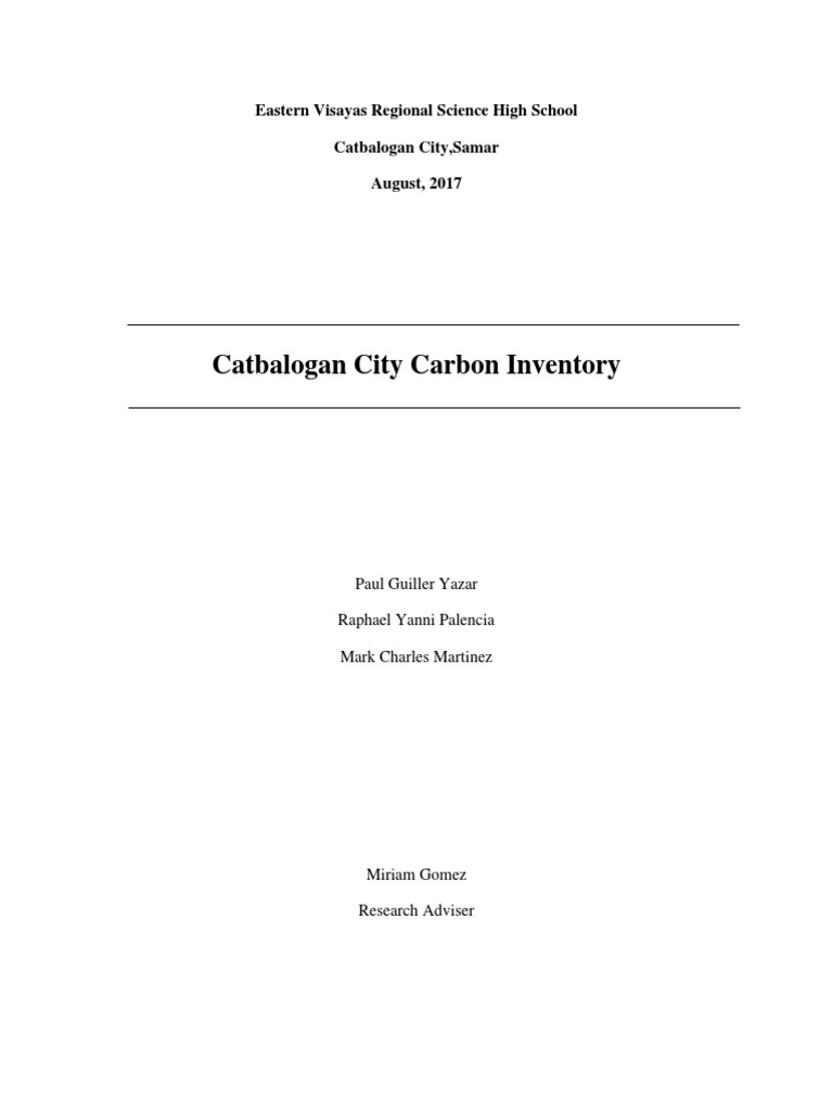 Carbon Inventory 2.0 Awesomeness | PDF | Kyoto Protocol | Greenhouse Gas