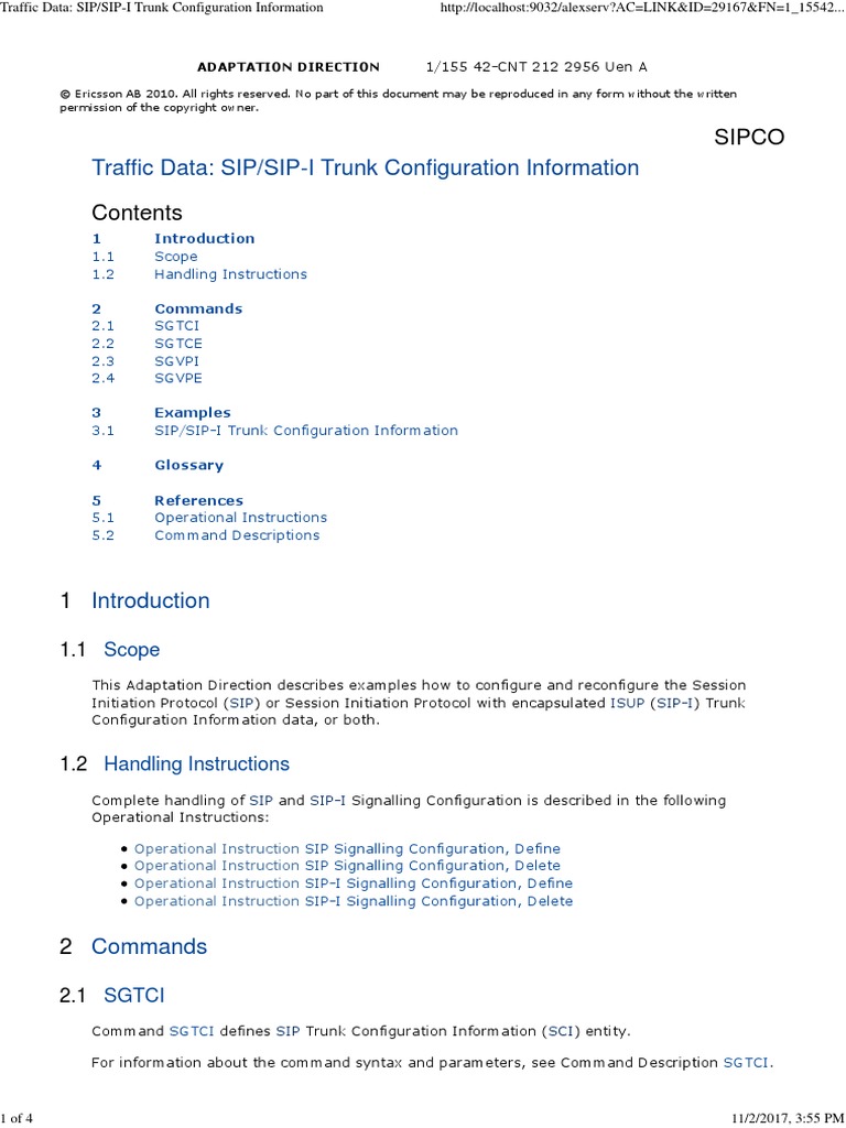 Sip & Sip-I | PDF | Session Initiation Protocol | Networks