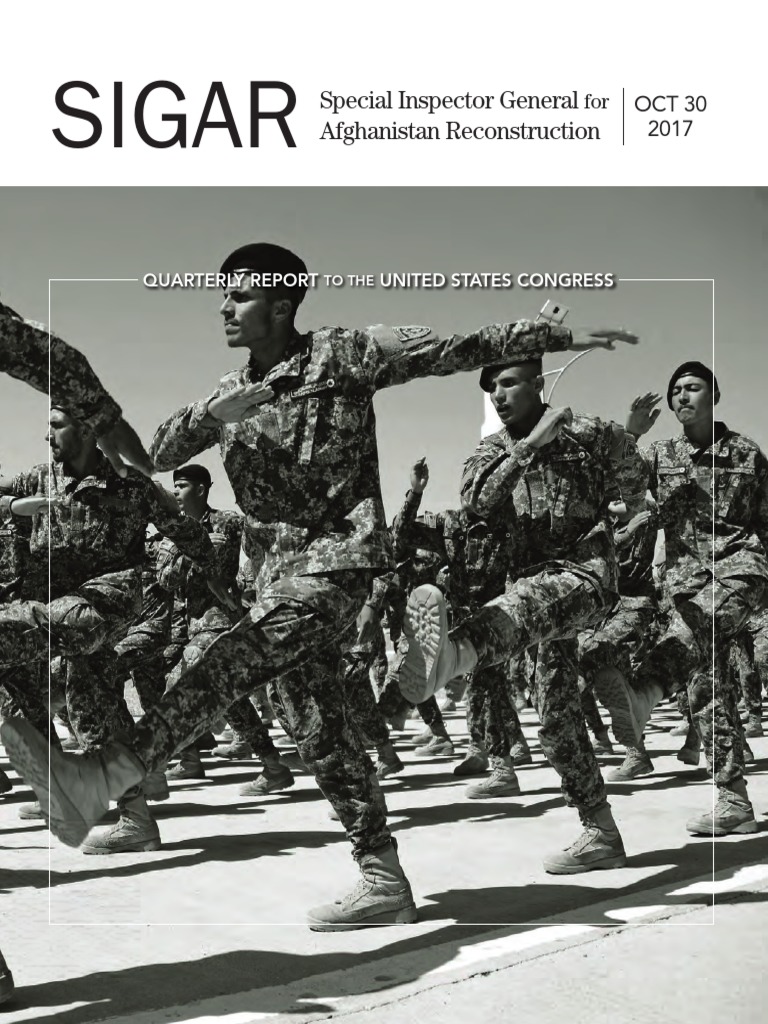 Special Inspector General For Afghanistan Reconstruction Oct 2017 ...