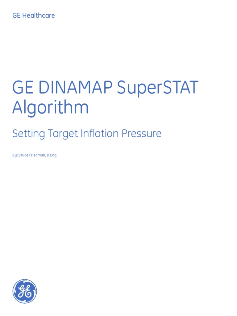 Brochure - DINAMAP SuperSTAT Algorithm | PDF | Blood Pressure ...